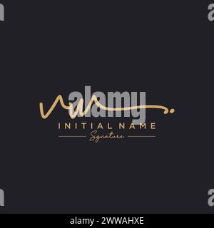 VW Signature Logo Template Vector Stock Vector Image & Art - Alamy