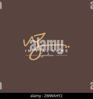 VZ Signature Logo Template Vector Stock Vector Image & Art - Alamy