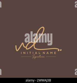 VD Signature Logo Template Vector Stock Vector Image & Art - Alamy