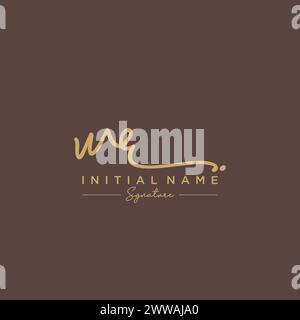 Letter WR Signature Logo Template Vector Stock Vector Image & Art - Alamy