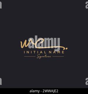 WC Signature Logo Template Vector Stock Vector Image & Art - Alamy