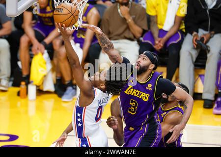 Philadelphia 76ers' Tyrese Maxey (0) goes up to shoot against Denver ...