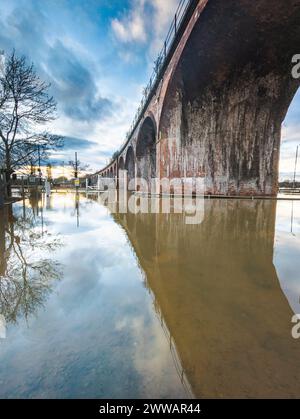 Extreme weather conditions,extensive flooding,after heavy,prolonged ...