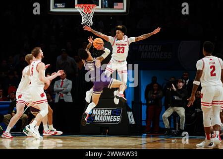 James Madison guard Terrence Edwards (5) reaches in for the steal on ...