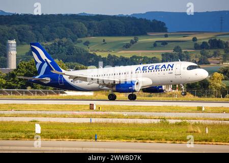 Stuttgart, Germany - July 31, 2022: Fly2Sky Airbus A320 airplane at ...
