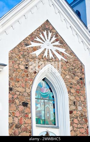 Gozha, Hoza - November 2021: All Seeing Eye symbol detail of Catholic ...