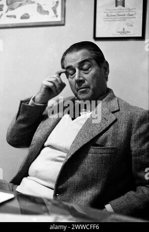French-Argentine filmmaker Daniel Tynaire, during a press interview in ...