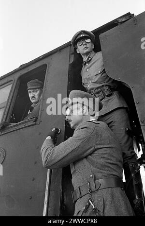 Argentine actor Héctor Alterio during the filming of "La Patagonia ...