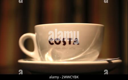22/10/13 Costa in Ashbourne, Derbyshire, today. The owner of Costa ...