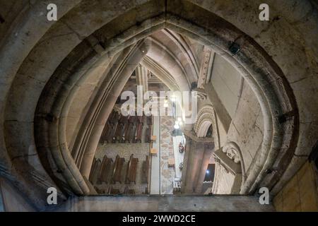 Krypta, Sagrada Familia, Basilica von Antoni Gaudi, Barcelona ...