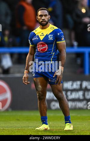 Rodrick Tai of Warrington Wolves during the Betfred Super League match ...
