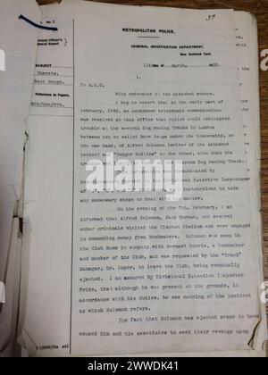 MEPO 3/374 - ALFRED SOLOMON charged with the wilful murder of BARNET ...