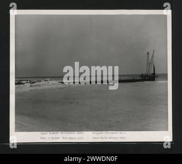 View of Dubai Beach and Dubai Harbour from The View at the Palm, Palm ...