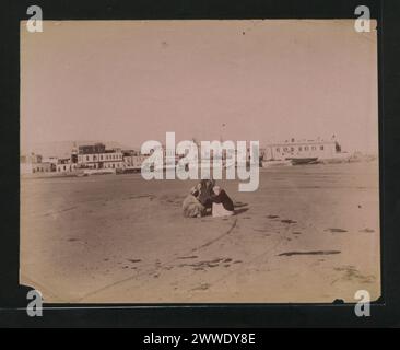 This image shows a location in Egypt where sulfur baths were used by ...