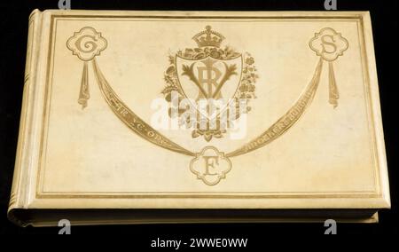 Girls' Friendly Society book presenting an address to Queen Victoria ...