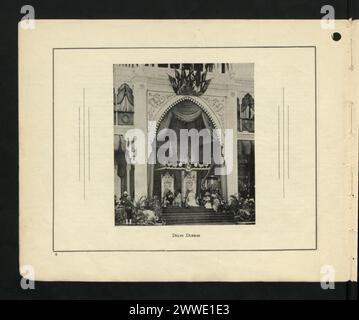 A photograph of a durbar in Delhi, India, featuring elaborately adorned ...