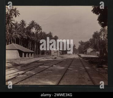 Description: Matara Railway. Nov 1895. View near Unnwatuna. Location ...