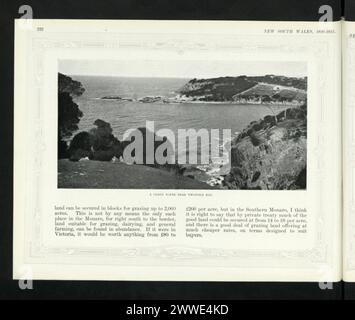 View of Twofold Bay in Monaro, New South Wales, Australia, showing ...