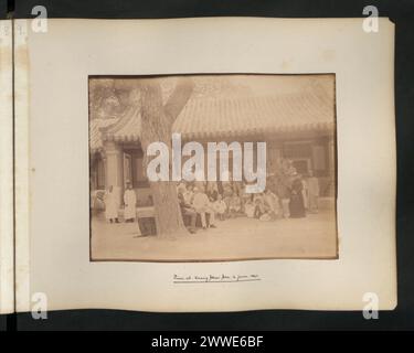 Description: Picnic at Kuang Shan Ssu, 6 June, 1891. Location: China ...