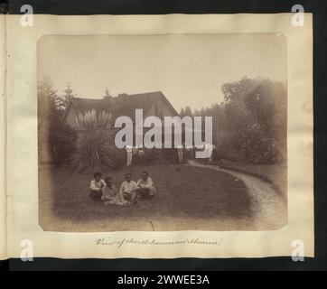 Photograph showing the Melanesian mission on Norfolk Island, Australia ...
