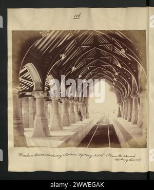 The Mortuary Station in Sydney, New South Wales, Australia, in 1870 ...