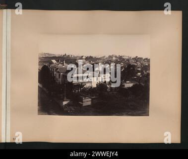 Wickham Terrace, Brisbane from the Observatory in 1863 Stock Photo - Alamy