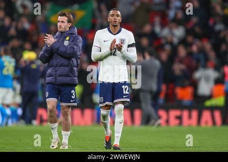 Ezri Konsa of England applauds their fans after during the FIFA World ...