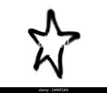 Grunge style shape. Spray painted splatter Stock Photo - Alamy
