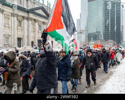 Montreal, Canada, 23, March, 2024. State funeral is held in honor of ...