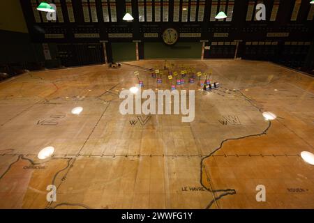 No. 11 Group Operations Room in the Battle of Britain Bunker Stock ...