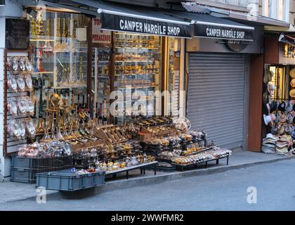Istanbul, Turkey, Turkiye. Narghile Shop Stock Photo - Alamy