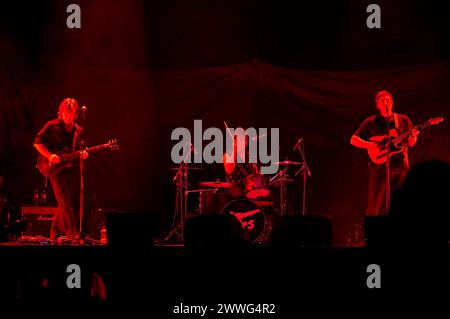 Matt Weedon, Jack Bowden und Theo Weedon von Tors live in der ZAG-Arena ...