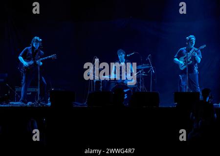 Matt Weedon, Jack Bowden und Theo Weedon von Tors live in der ZAG-Arena ...
