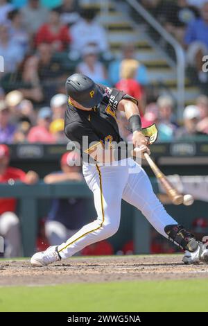 Pittsburgh Pirates catcher Henry Davis (32) in the fourth inning of a ...