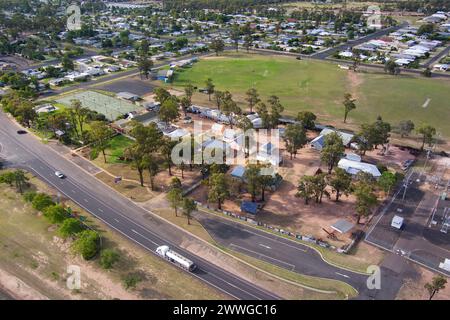Aerial of Historical Village Museum Miles Queensland Australia Stock ...