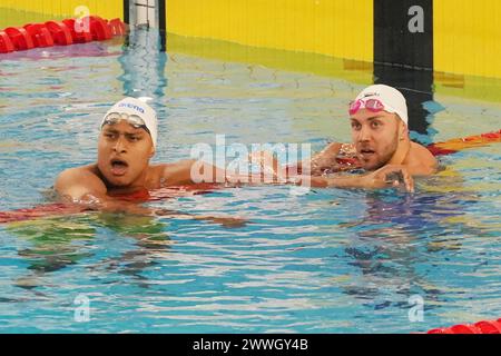 Mewen Tomac, Yohann Ndoye-brouard and Antoine Herlem during the French ...