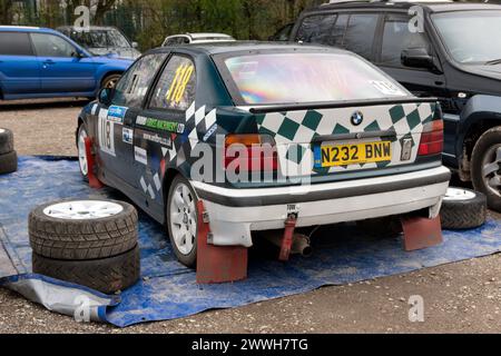 BW E36 Compact. North West Stages Rally 2024 Stock Photo - Alamy