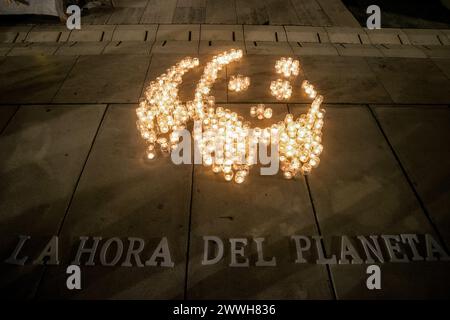 Malaga, Spain. 23rd Mar, 2024. Members of the World Wildlife Foundation ...