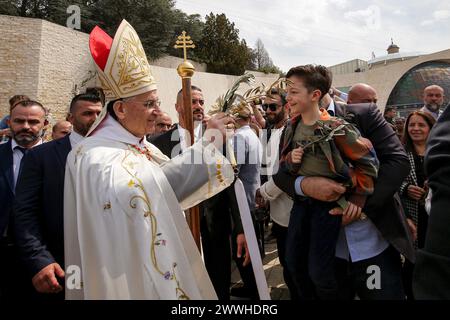 Lebanese Christian Patriarch Mar Bechara Boutros al-Rahi blesses ...