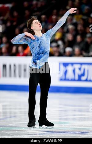 Roman SADOVSKY (CAN), during Men Free Skating, at the ISU Four ...