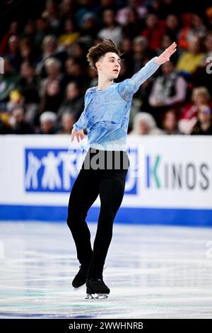 Roman SADOVSKY (CAN), during Men Short Program, at the ISU World Figure ...