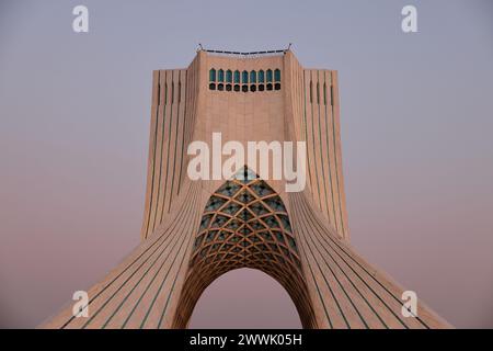 The Azadi Tower is a symbol of freedom in Iran, the main symbol of Iran ...