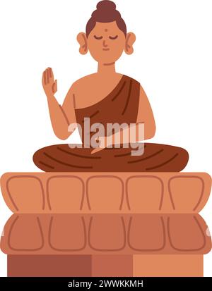 waisak buddhist character Stock Vector Image & Art - Alamy