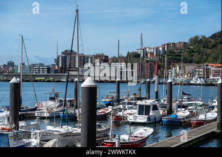 Pasaia, Spain: 2024 March 24: Recreational boats in the fishing and ...