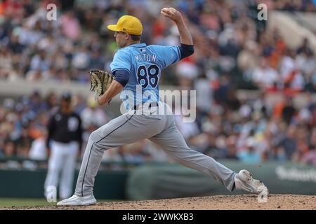 Tampa Bay Rays pitcher Mason Englert poses for a portrait during photo ...