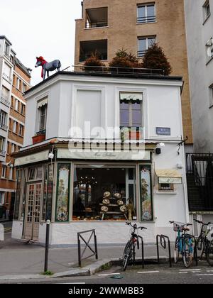 Breads fill the window of the artisinal Max Poilâne boulangerie, bakery ...