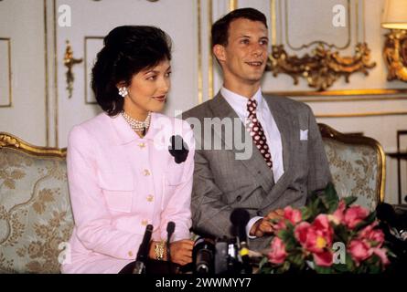 The engagement of Prince Joachim and Alexandra Manley Stock Photo - Alamy