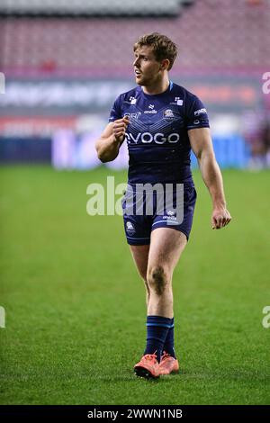 Wigan, England - 22nd March 2024 Junior Nsemba of Wigan Warriors in ...