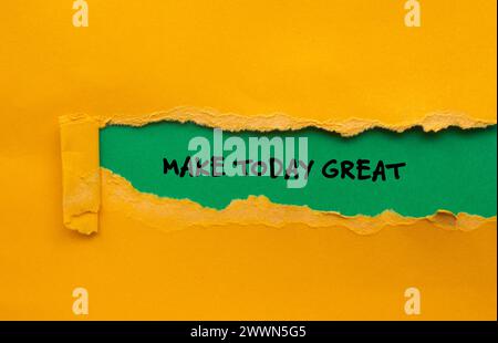Motivation and Make today great symbol. Concept words Make today great ...