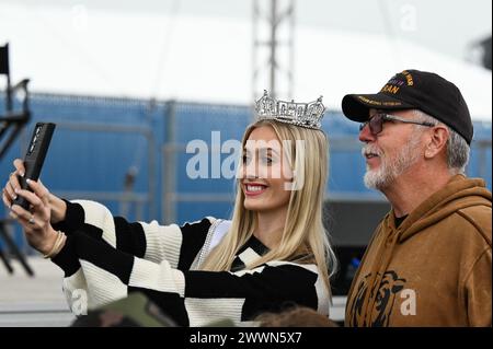 2nd Lt. Madison Marsh, crowned Miss America 2024, poses at the Daytona ...